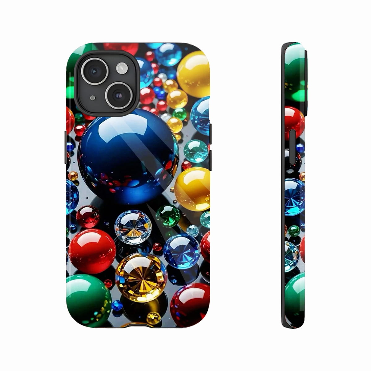 Colorful Crystal iPhone Case with Anti-Slip Design - Durable & HD Clear ...