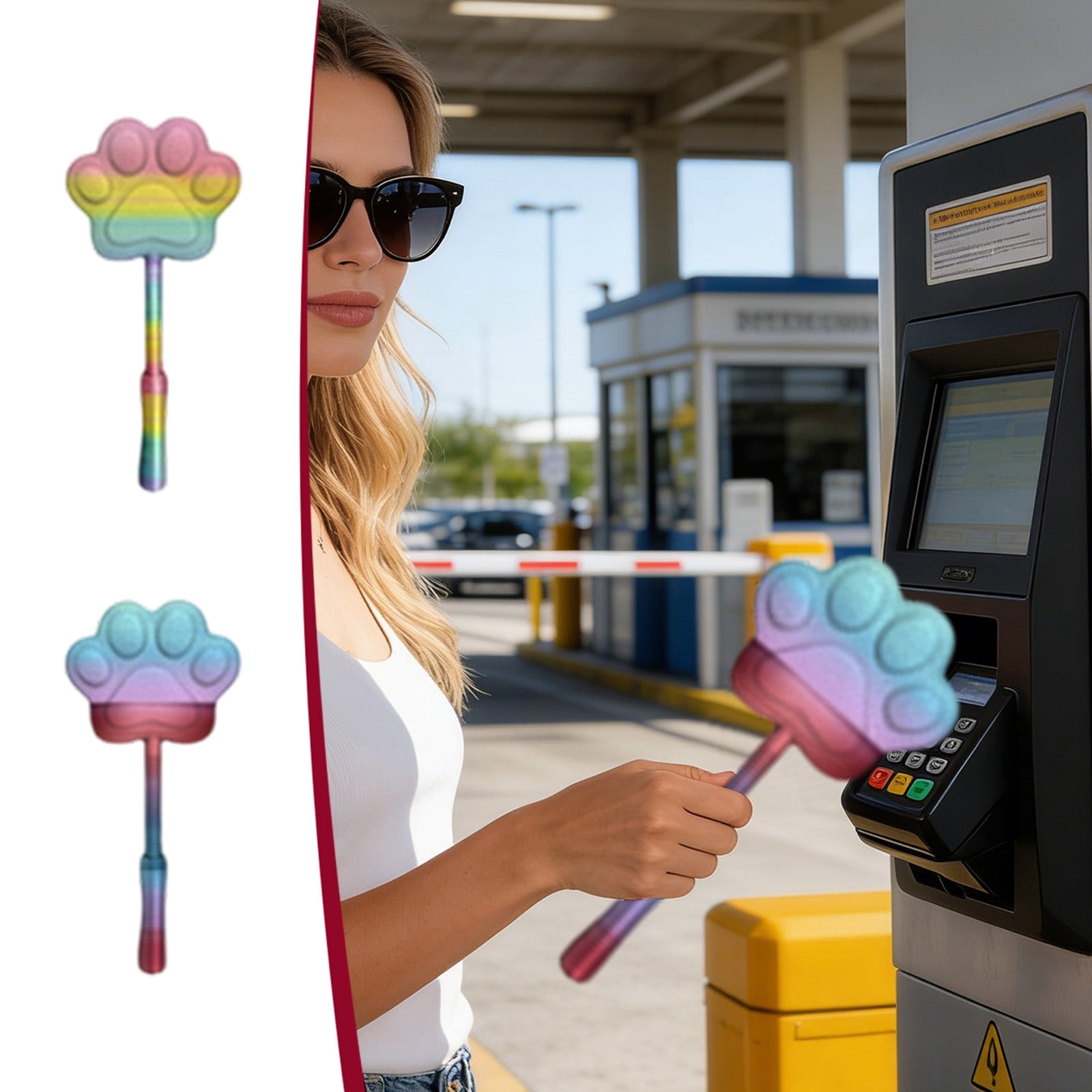 Colorful Cute Claw Touch Payment Stick, Vibrant Contactless Payment ...