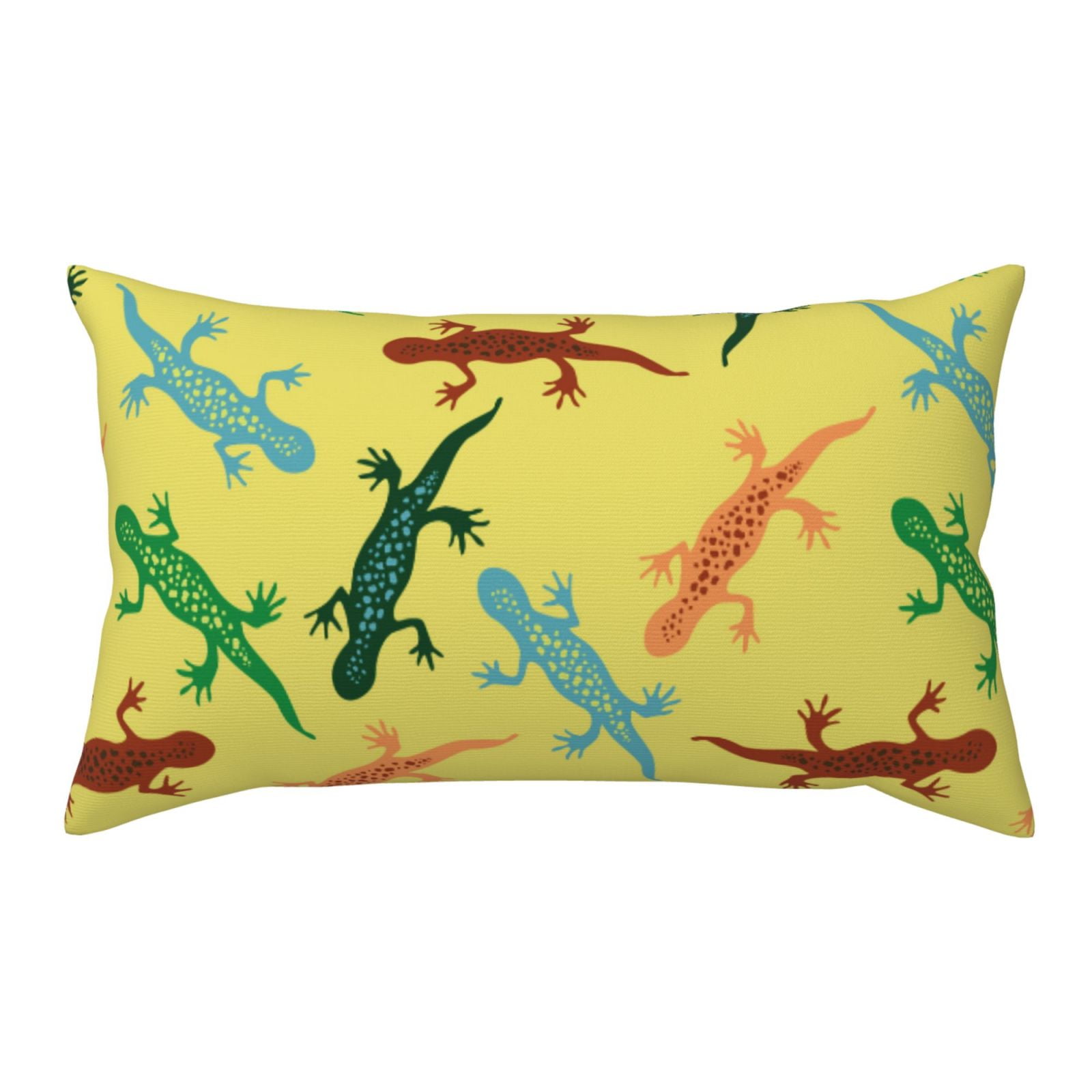 Colorful Cute Lizard Gecko_A Pillow Cases Standard Size, Soft Pillow ...