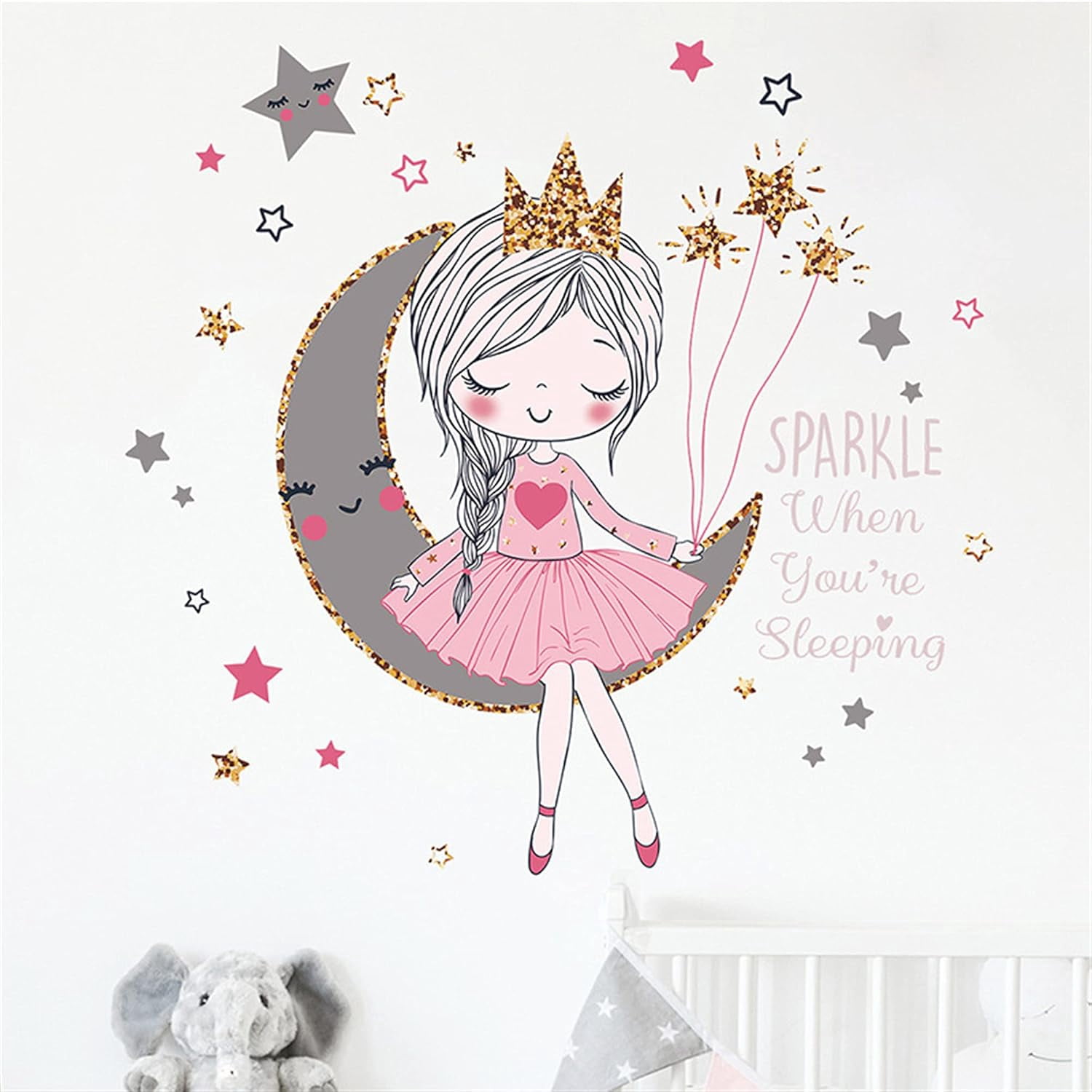 Colorful Cute Lovely Wall Stickers for Kids Peel and Stick Removable ...
