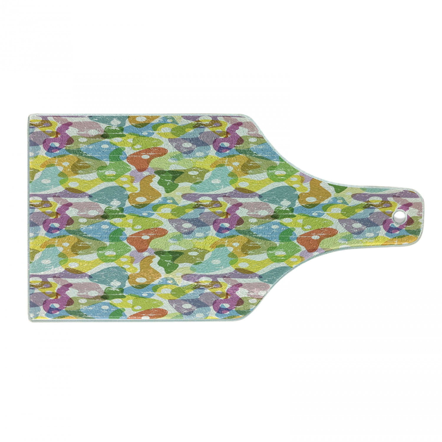 Colorful Cutting Board, Quirky Shapes Geometrical Theme with Abstract ...