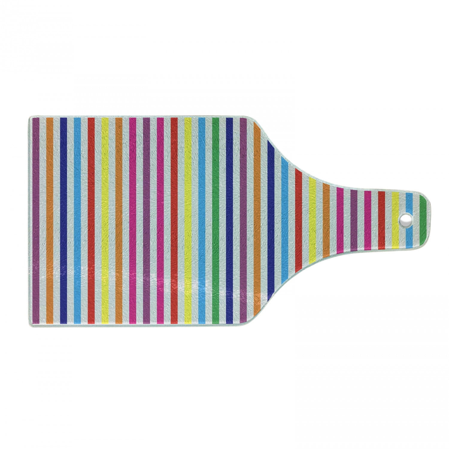 Colorful Cutting Board, Vibrant Rainbow Colored Vertical Stripes ...