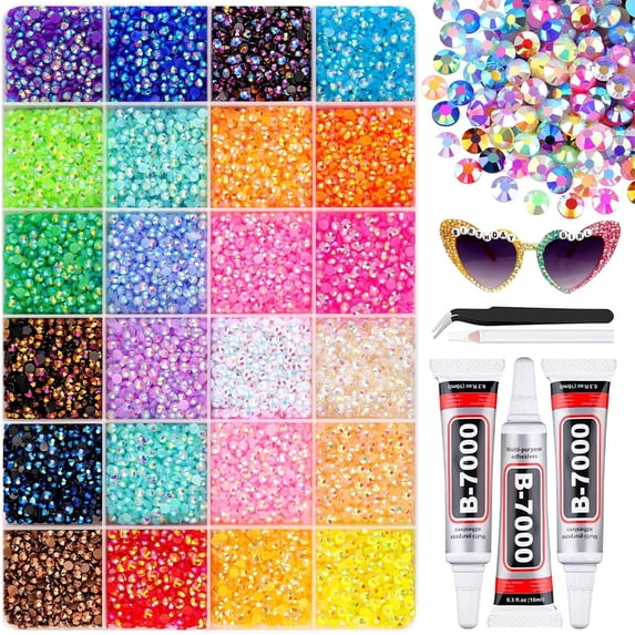 Colorful DIY Resin Rhinestone Kit, 2026 New Bedazzler Kit with ...