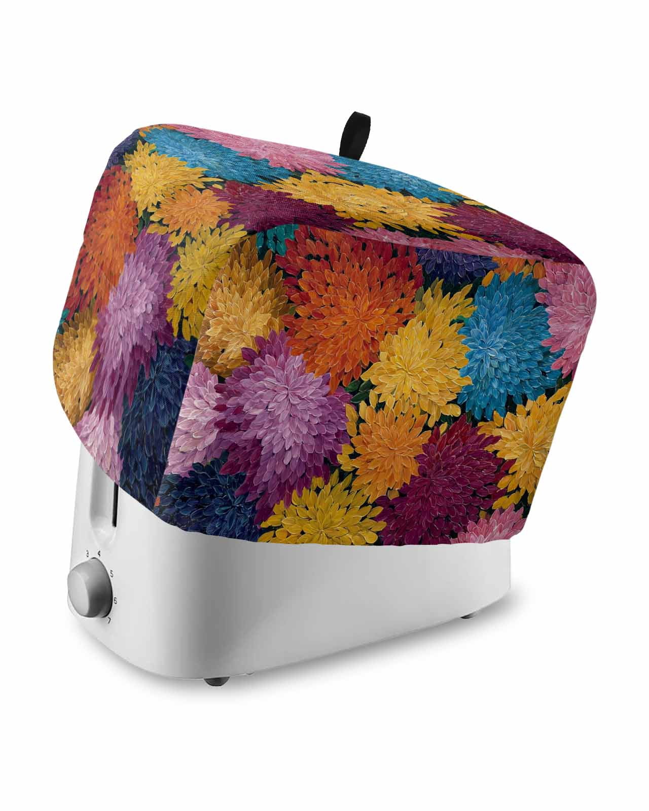 Colorful Dahlia Small Toaster Cover 2 Slice, Kitchen Appliance Covers ...