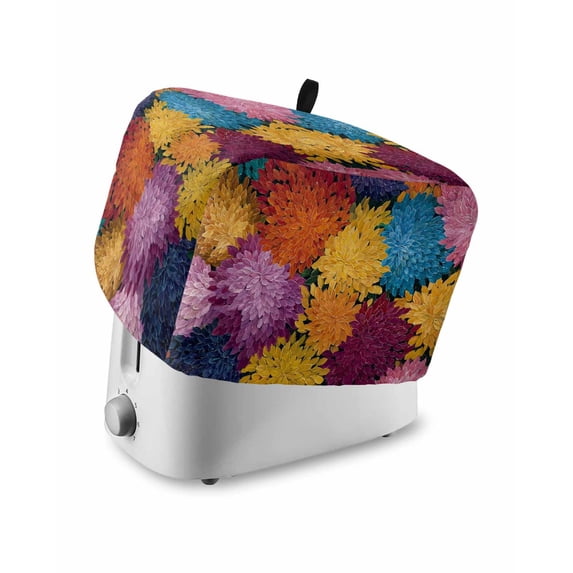 Colorful Dahlia Small Toaster Cover 2 Slice, Kitchen Appliance Covers ...
