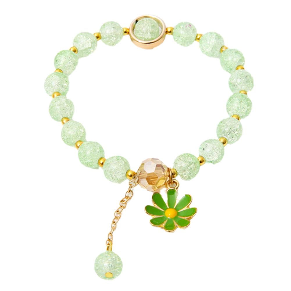 Colorful Daisy Flower Beaded Bracelet for Women, Unique and Attractive ...