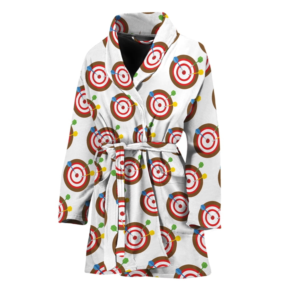 Colorful Darts And Dartboard Women Bathrobe One Size Univeral Fits ...