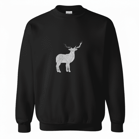 Colorful Deer Zentangle Reindeer Holiday Festive Pattern Sweatshirt, up ...