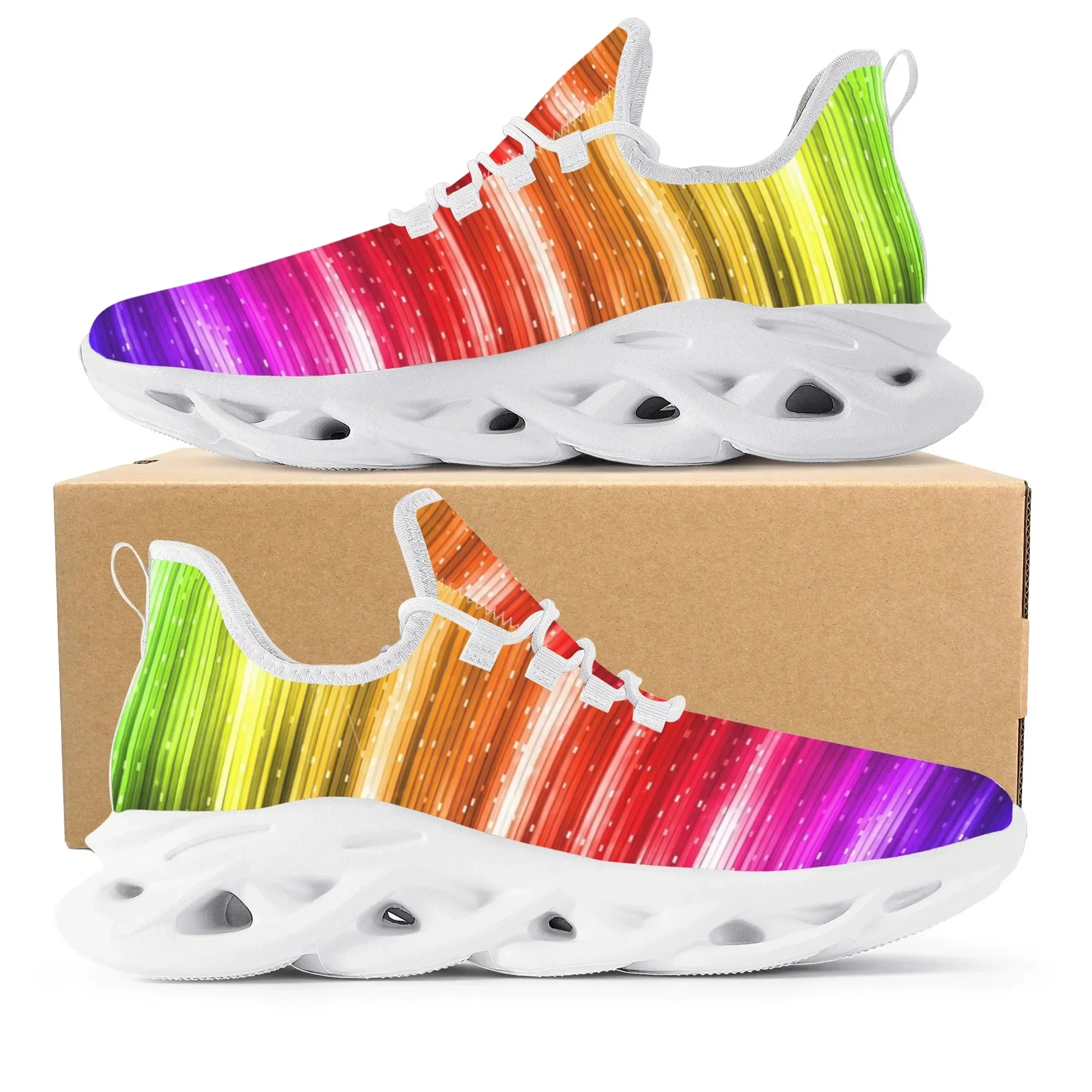 Colorful Design Fashion Hot Sneakers Mens Womens Teenagers Breathable ...