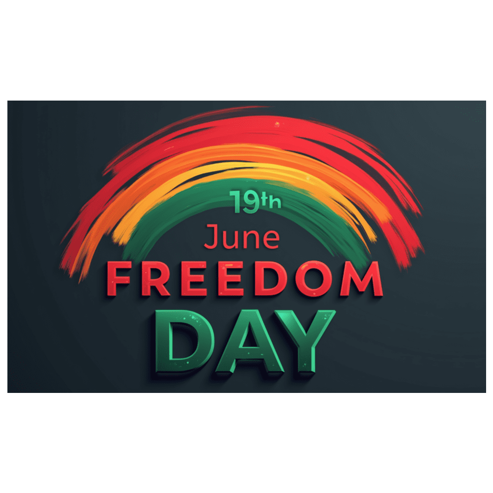 Colorful Design Freedom Day Banner Patriotic Theme Celebration ...