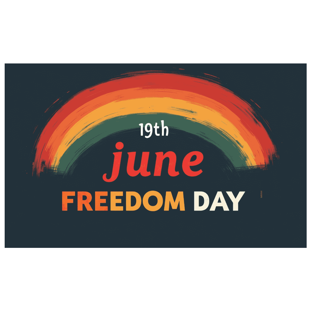 Colorful Design Freedom Day Banner Patriotic Theme Celebration ...