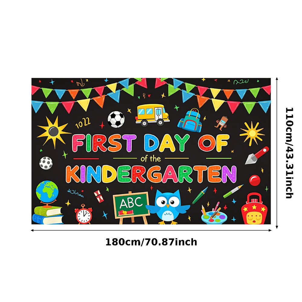 Colorful Design Kids Banner Polyester Material Kindergarten Decoration ...