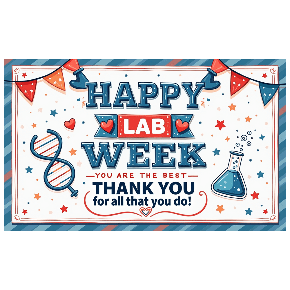 Colorful Design Lab Week Science Banner Decorative Elements ...