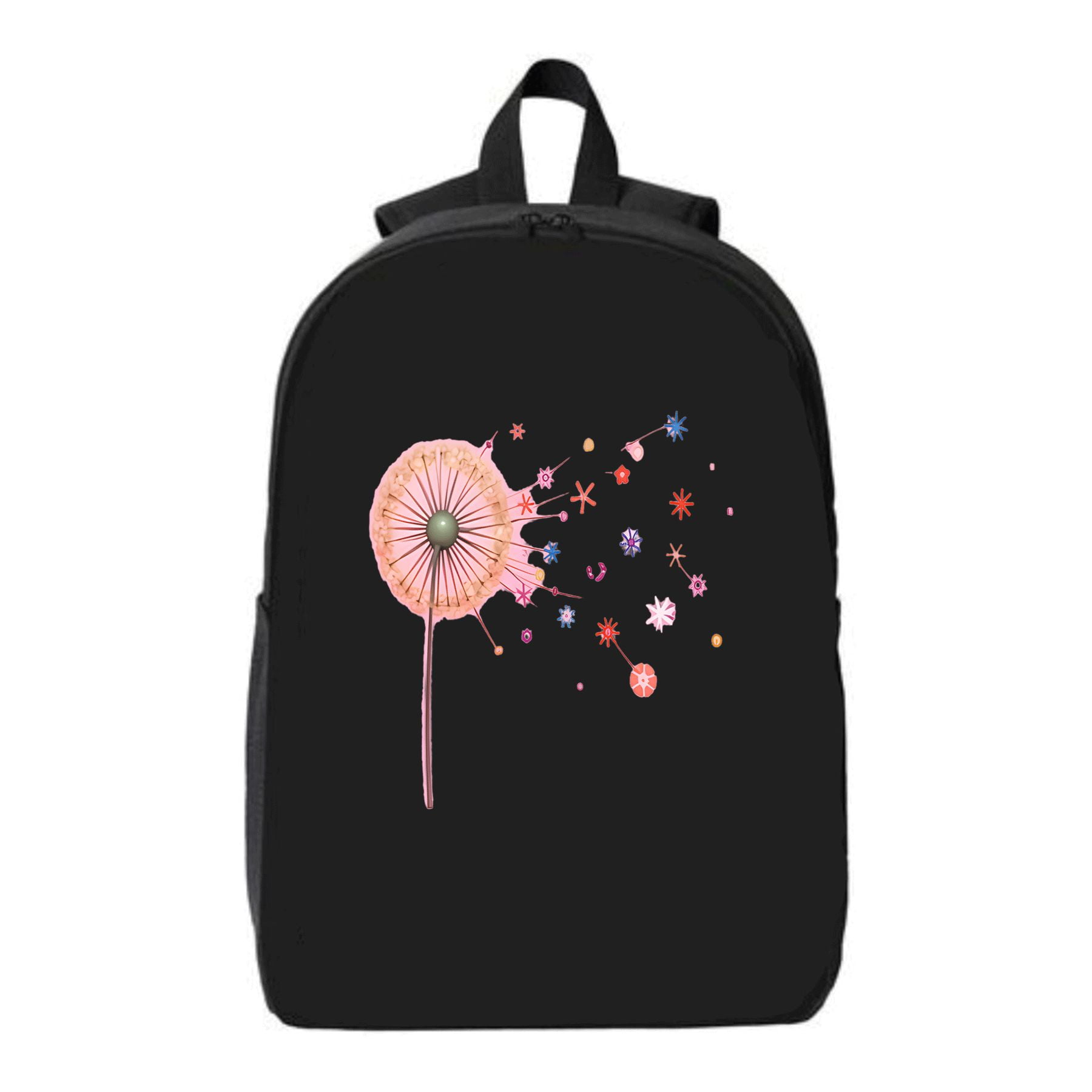 Colorful Design Laptop Backpack - Fits 15 " Laptop & iPad Stylish Black ...