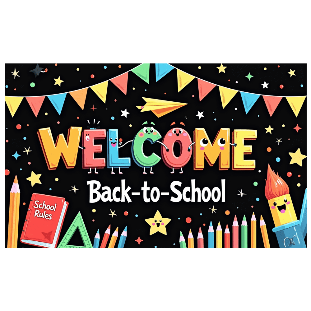 Colorful Design Welcome Banner Classroom Decoration Educational ...