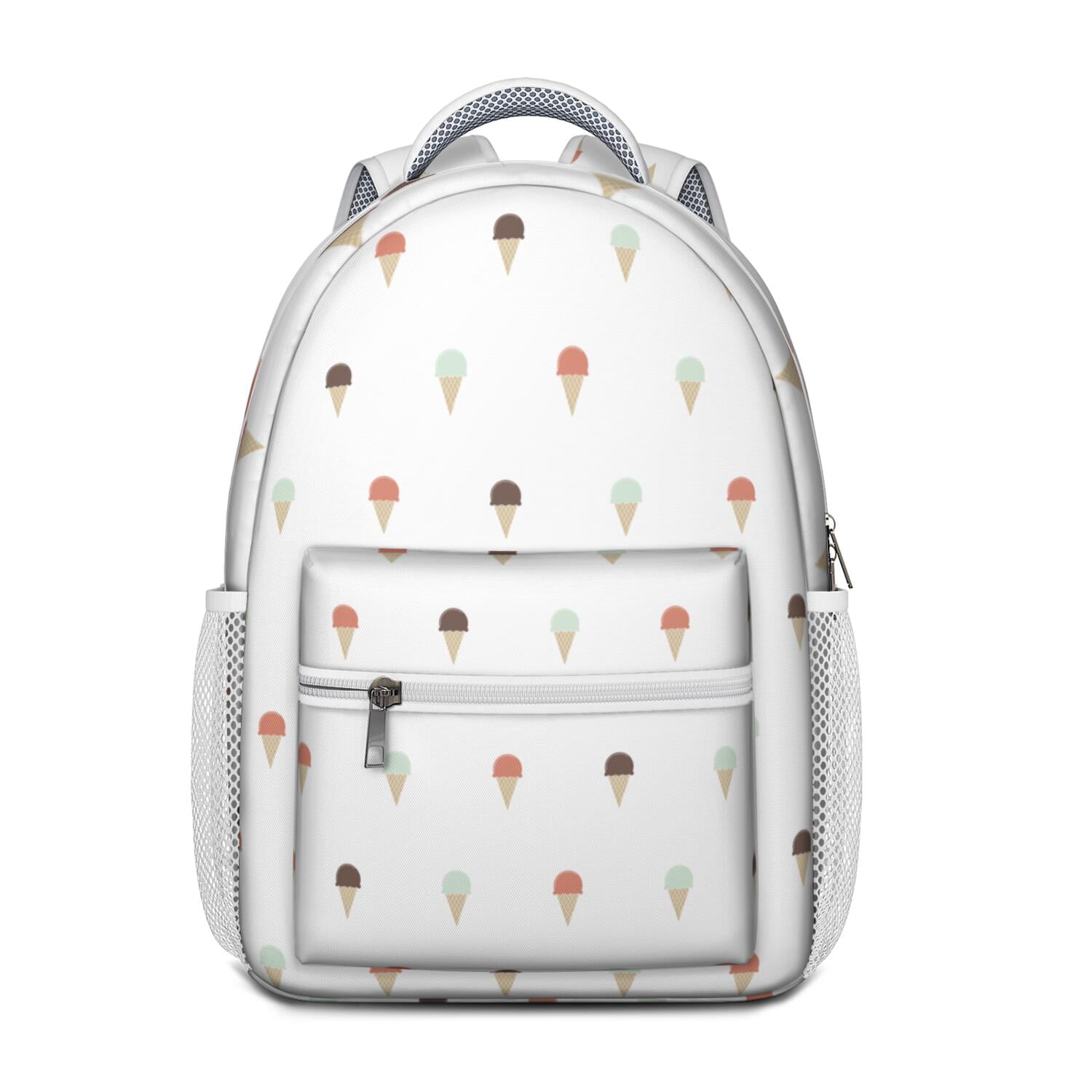Colorful Dessert Pattern Backpack for School with Ice Cream and Sweet ...