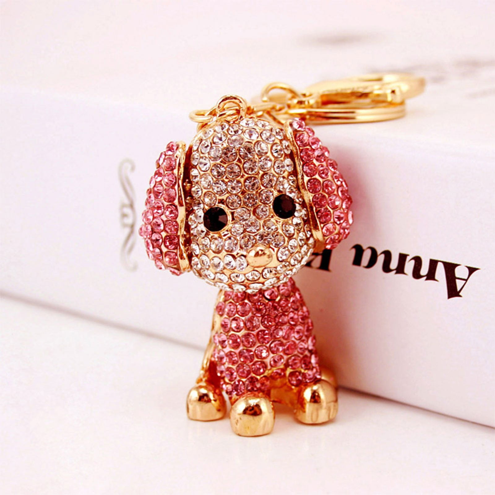 Colorful Diamond Encrusted Creative Alloy Key Chain Decoration Easter ...