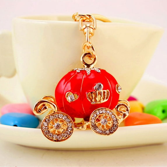 Colorful Diamond Encrusted Creative Alloy Key Chain - Easter Cartoon ...