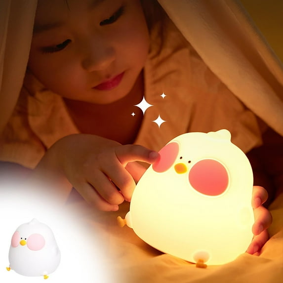 Colorful Dimming Charging Night Light With Timer For Bedside Table ...