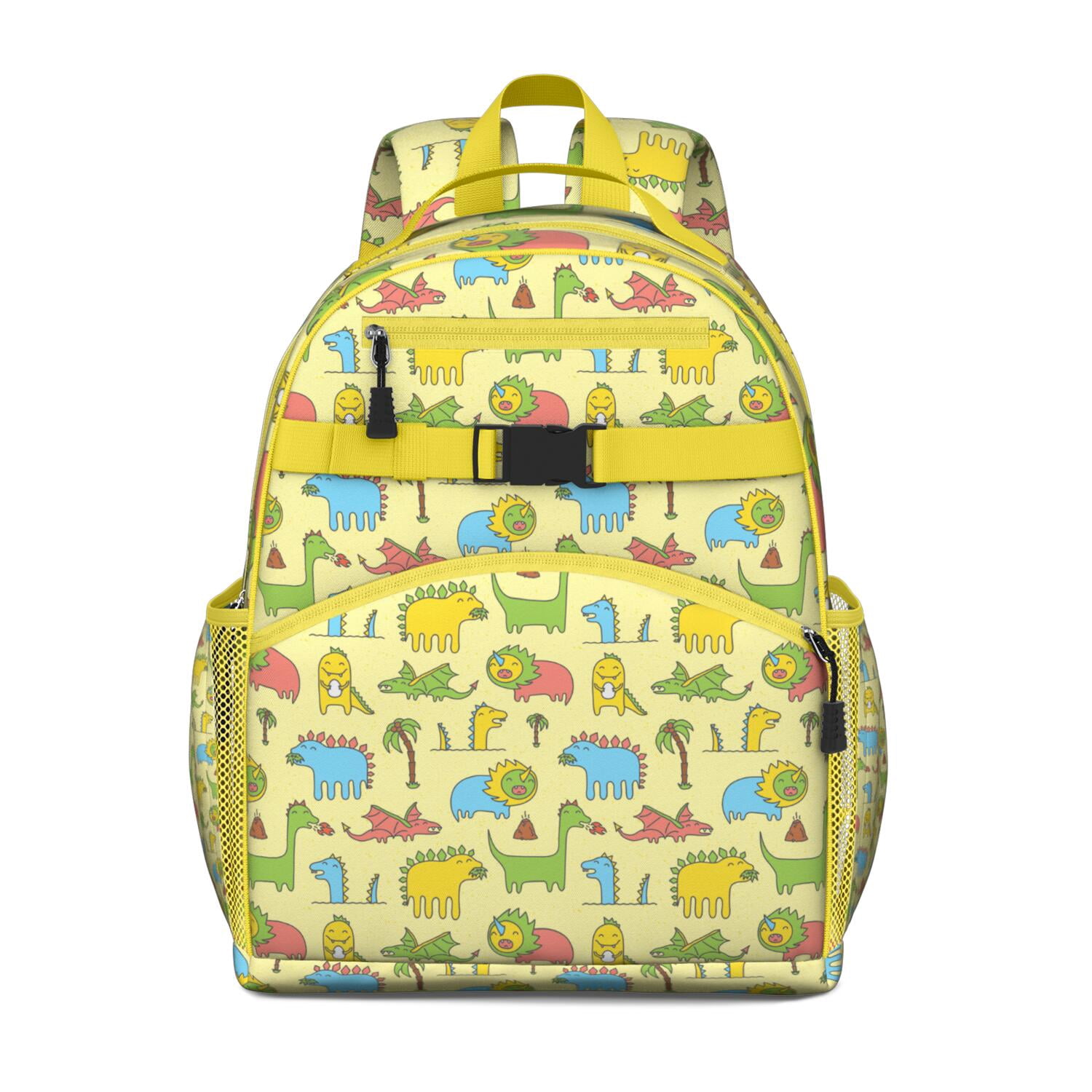 Colorful Dinosaur Lover Backpack - Spine-Protecting Ergonomic Design ...