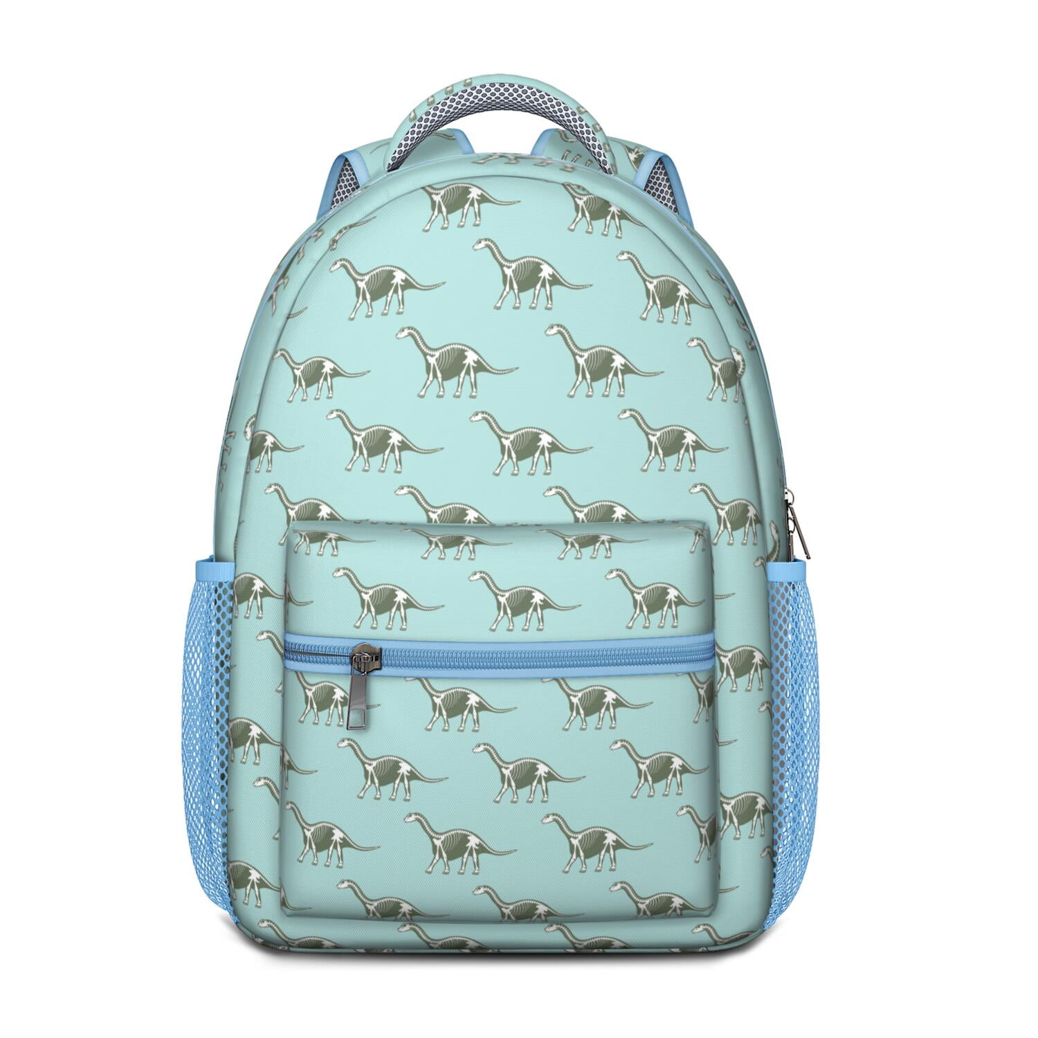 Colorful Dinosaur Pattern Backpack – Roaring Dino and Star Print ...