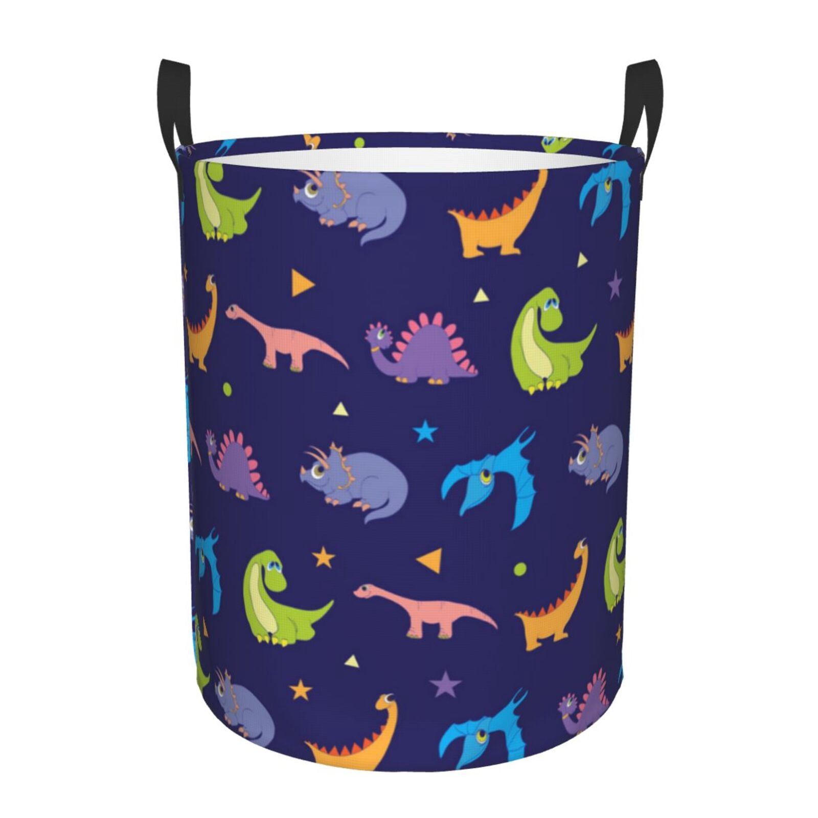 Colorful Dinosaurs Cute Dinosaur Dino Foldable Laundry Hamper with ...