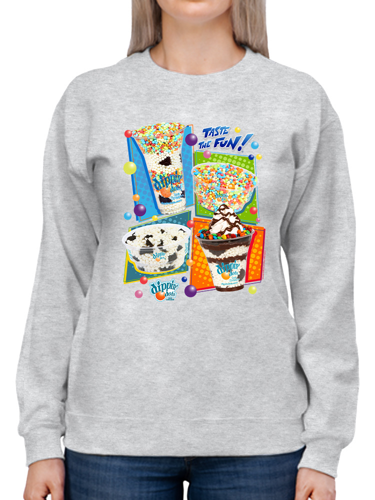 Colorful Dippin' Dots Ice Cream Treats - Fun Dessert Graphic Women's ...