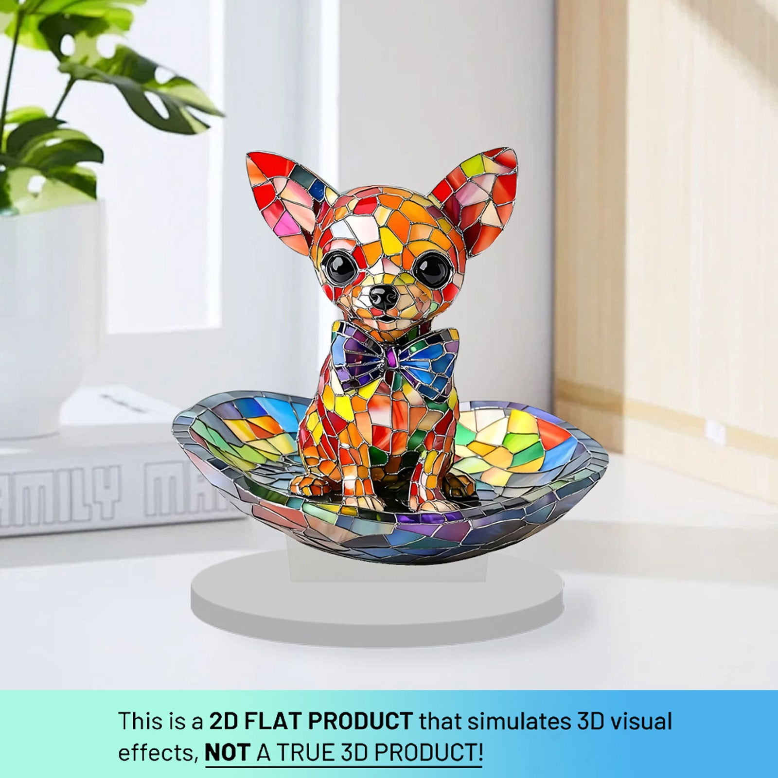 Colorful Dog 2D Flat Decoration Decoration Holiday Decoration Home ...