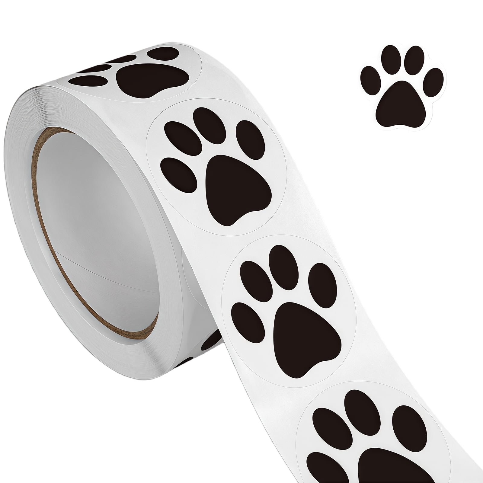 Colorful Dog Paw Labels Reusable Stickers Craft Materials Suitable for ...