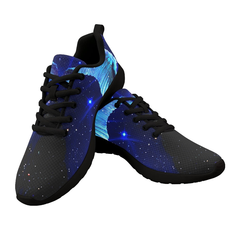 Colorful Dog Paw Print Comfortable Brand Sneakers Black Lace-up Flats ...