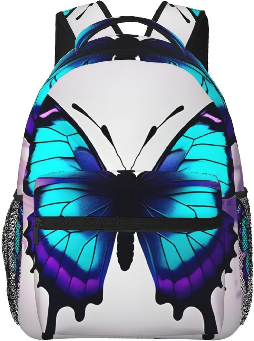 Colorful Dog Paw Print Lightweight Bookbag Casual Laptop Backpack for ...