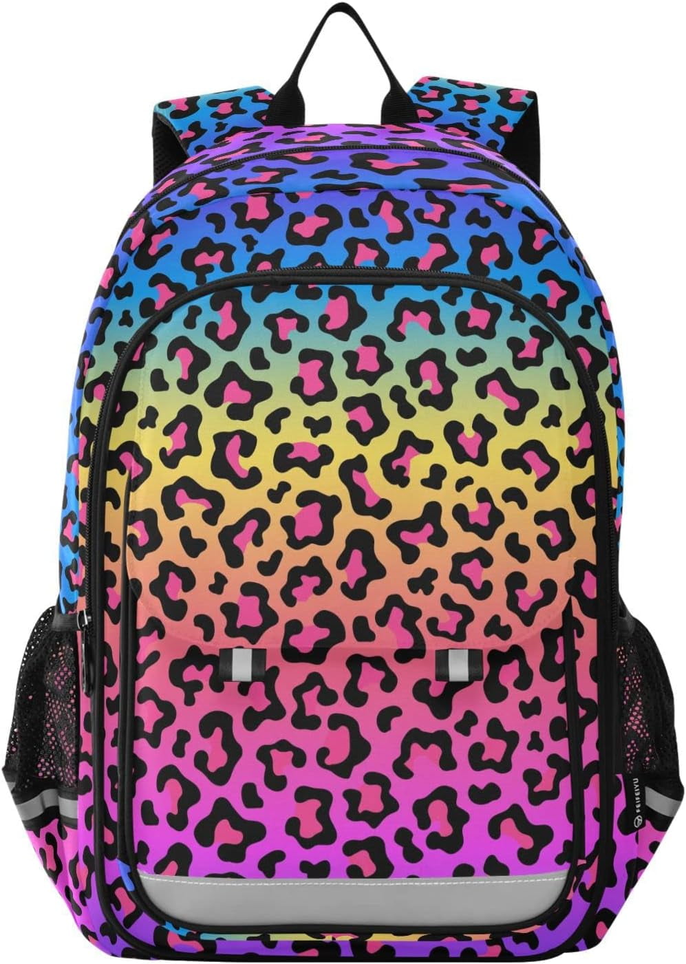 Colorful Dog Paw Prints Laptop Backpack Purse For Women Men Travel Bag ...
