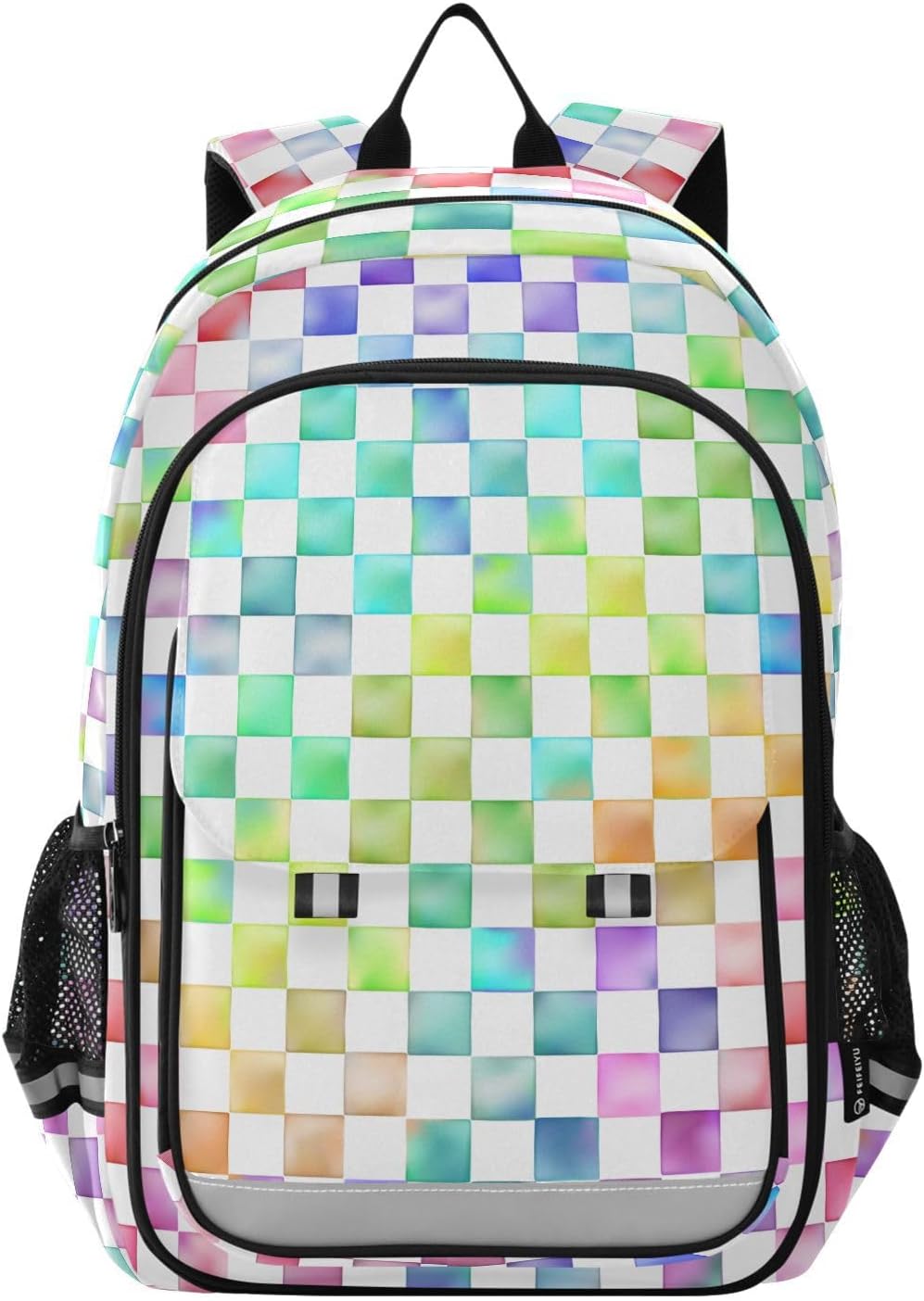 Colorful Dog Paw Prints Laptop Backpack Purse For Women Men Travel Bag ...