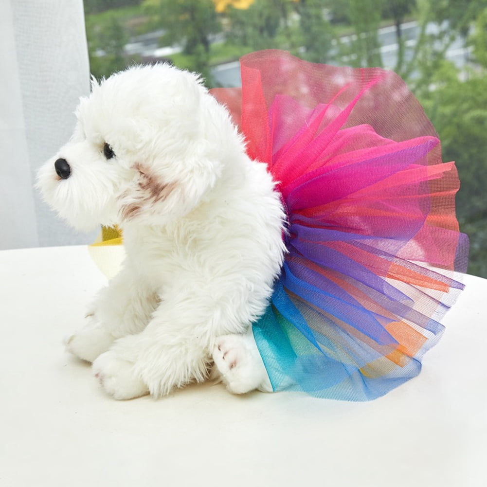Colorful Dog Tutu for Large Medium Small Dogs,Tutu Skirt Costume for ...