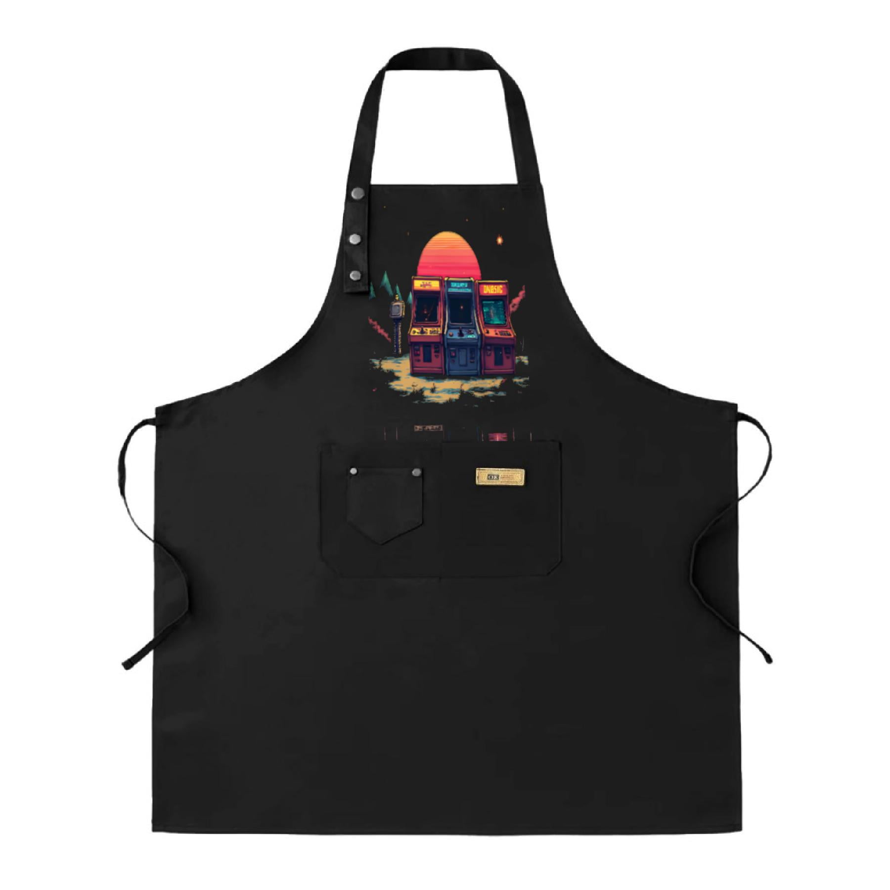 Colorful Dome Building Design Apron - 2 Pack Adjustable Bib Aprons with ...