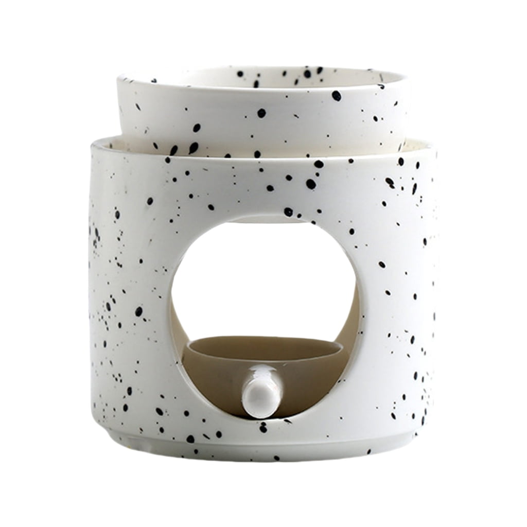Colorful Dots Ceramics Oil Burners Aromas Lamp with Tealight Holder and ...