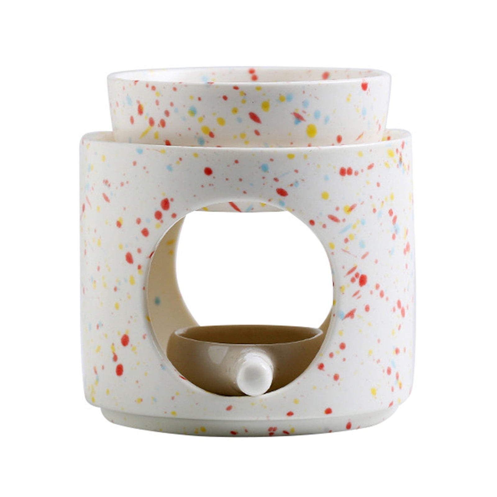 Colorful Dots Ceramics Oil Burners Aromatherapies Lamp with Tealight ...