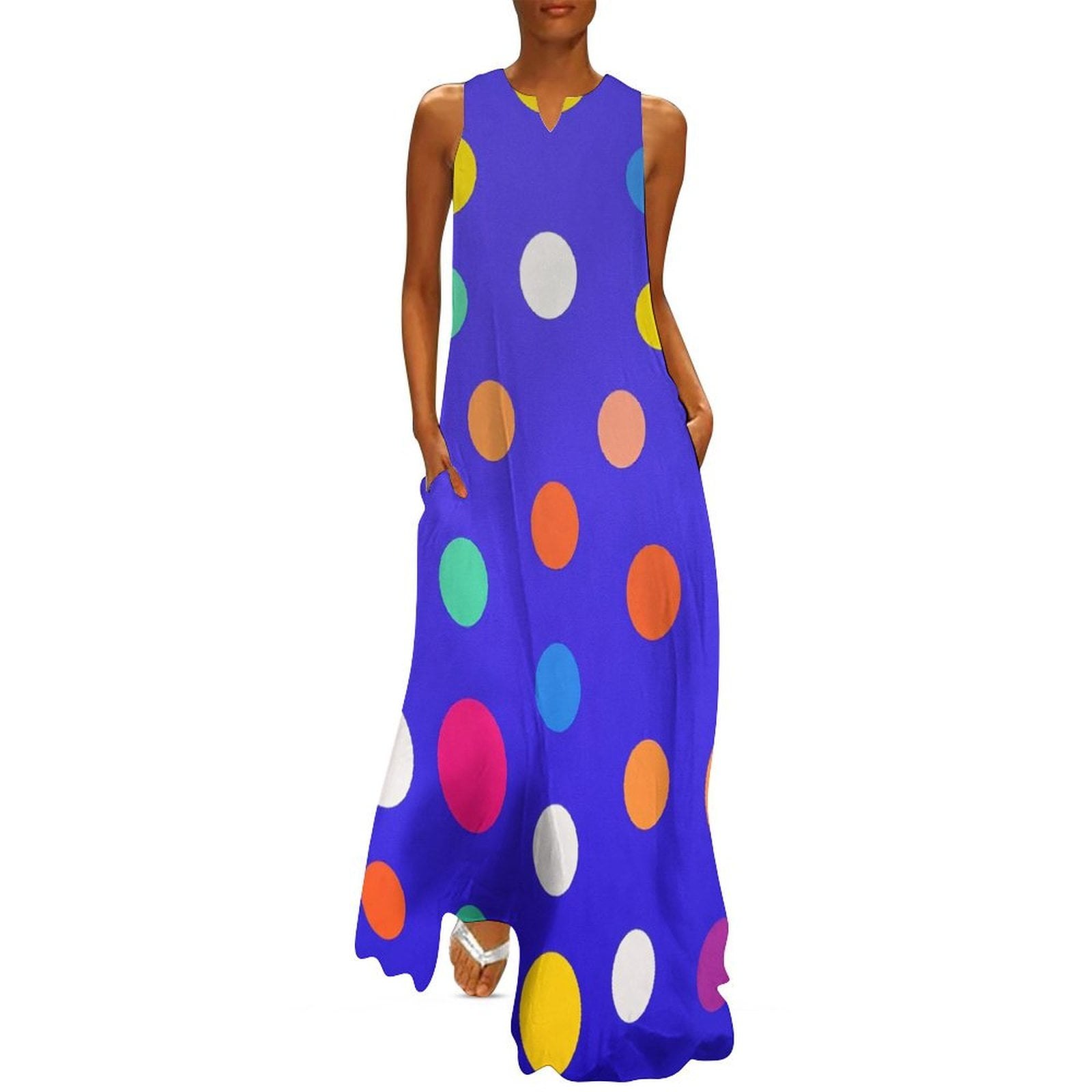 Colorful Dots Ress Women Elegant Luxury Women's Clothing Summer 2025 ...
