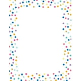 Colorful Dots Stationery - 8.5 x 11 - 60 Letterhead Sheets - B6548 ...