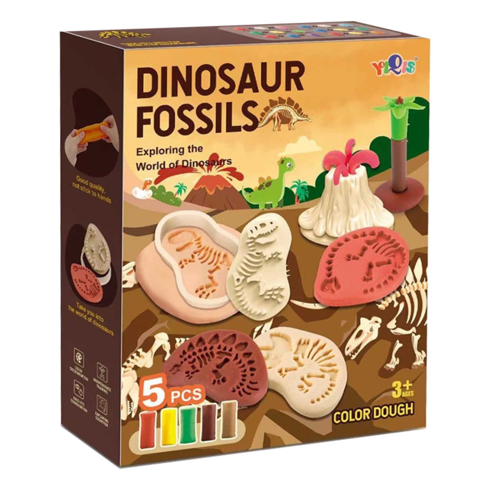 Colorful Dough Set for Kids 3-4 Years Old, World Map Continent Molds ...