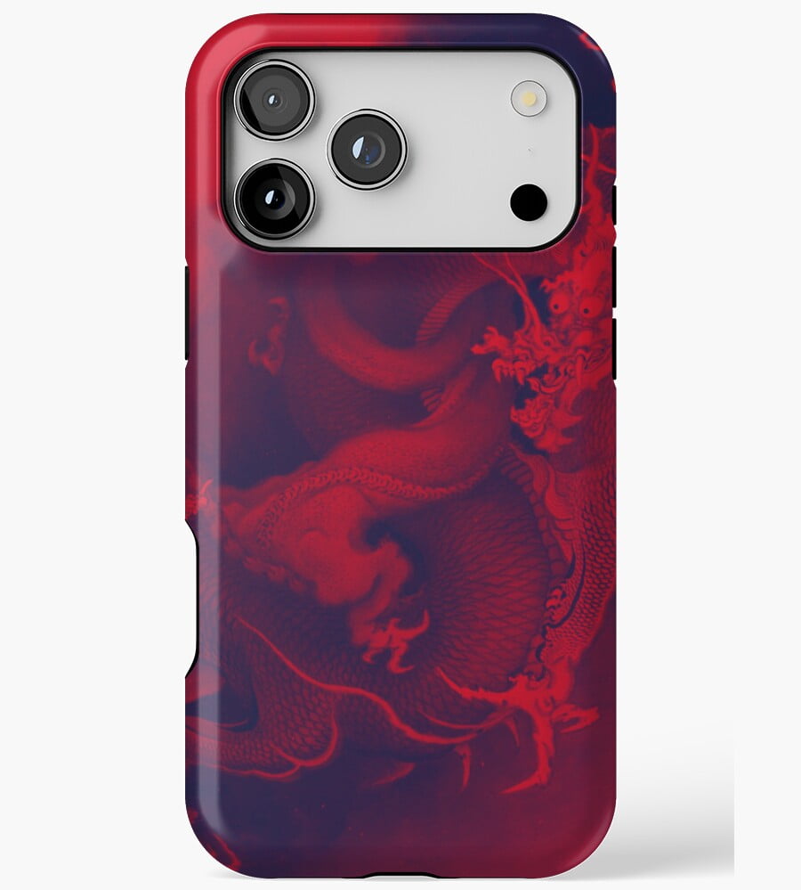 Colorful Dragon Abstract Fantasy H20923 Phone Case for iPhone 11 to 17 ...