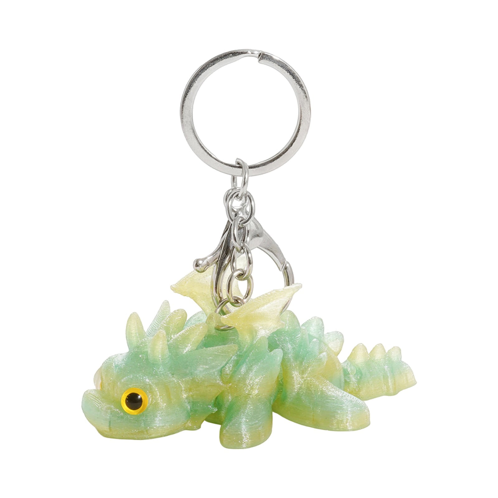 Colorful Dragon Keychain Cute Rainbow Dragon Keyring for Kids & Adults ...
