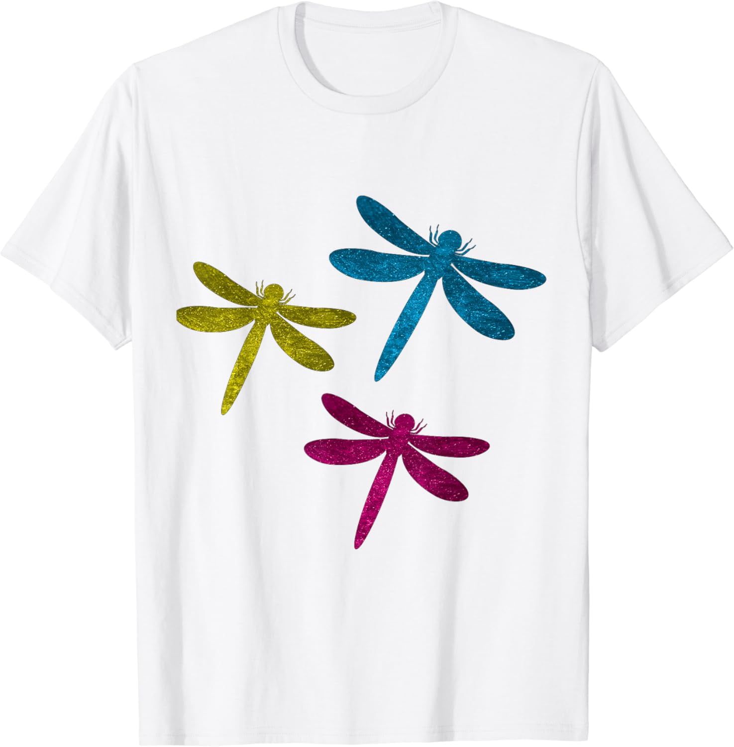 Colorful Dragonflies | Dragonfly Insect Entomology T-Shirt100% pure ...