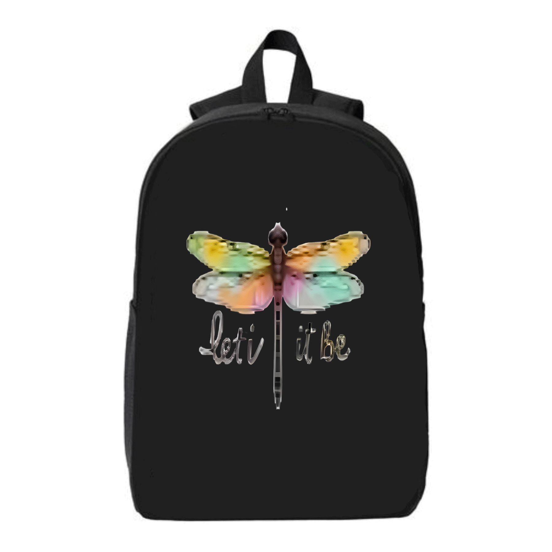 Colorful Dragonfly Design Laptop Backpack - Fits 15 " Laptop & iPad ...