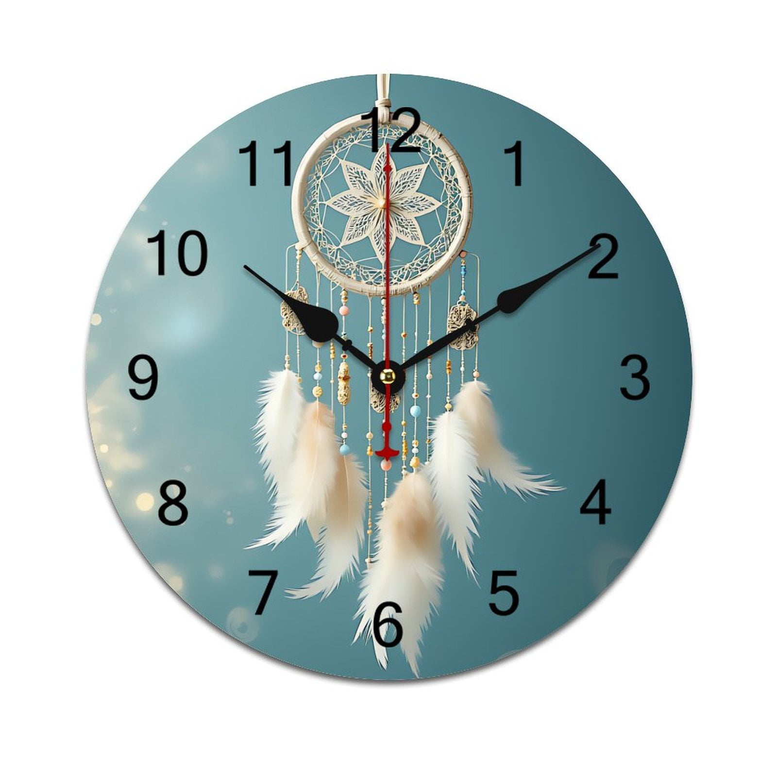 Colorful Dreamcatcher with Flowers And Feathers Time Decorative Wall ...