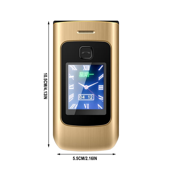 Colorful Dual Screen Flip Phone With External Display, 4800Mah Battery ...