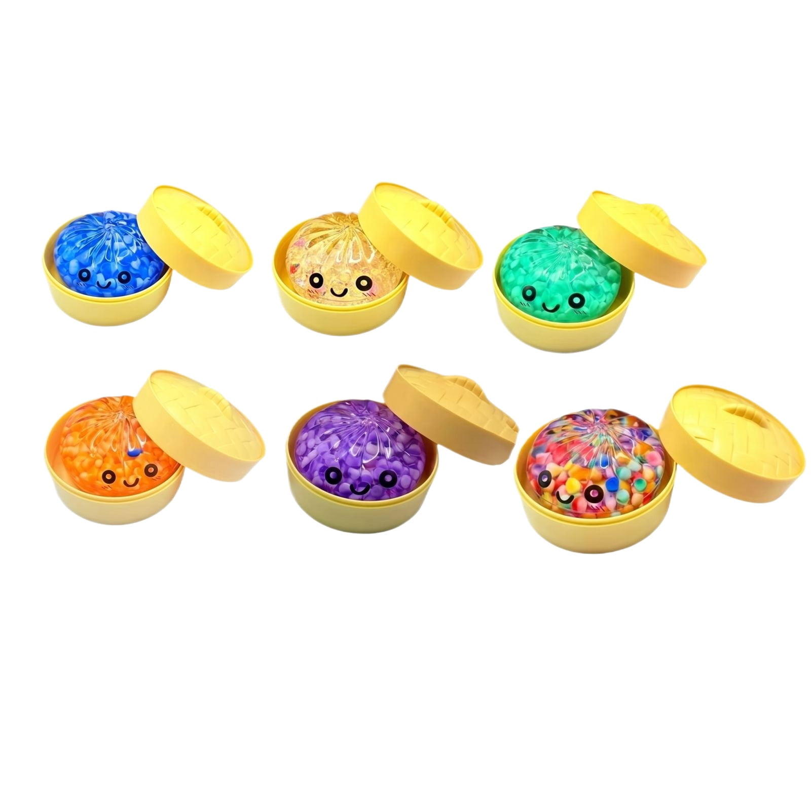 Colorful Dumpling Squishy Cornhole Bags 6Pcs, Large Squishy Dumpling ...