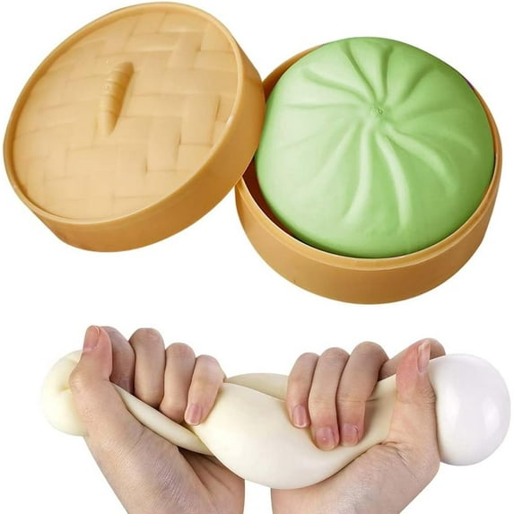 Colorful Dumpling Stress Balls, Handmade Pressure Relief Balls, Squishy ...