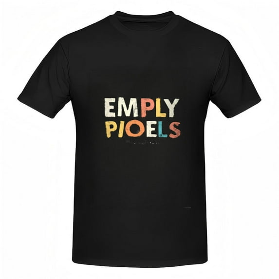 Colorful ' EMPLOY PIOELS ' Graphic Cotton Short Sleeve T-Shirt for ...