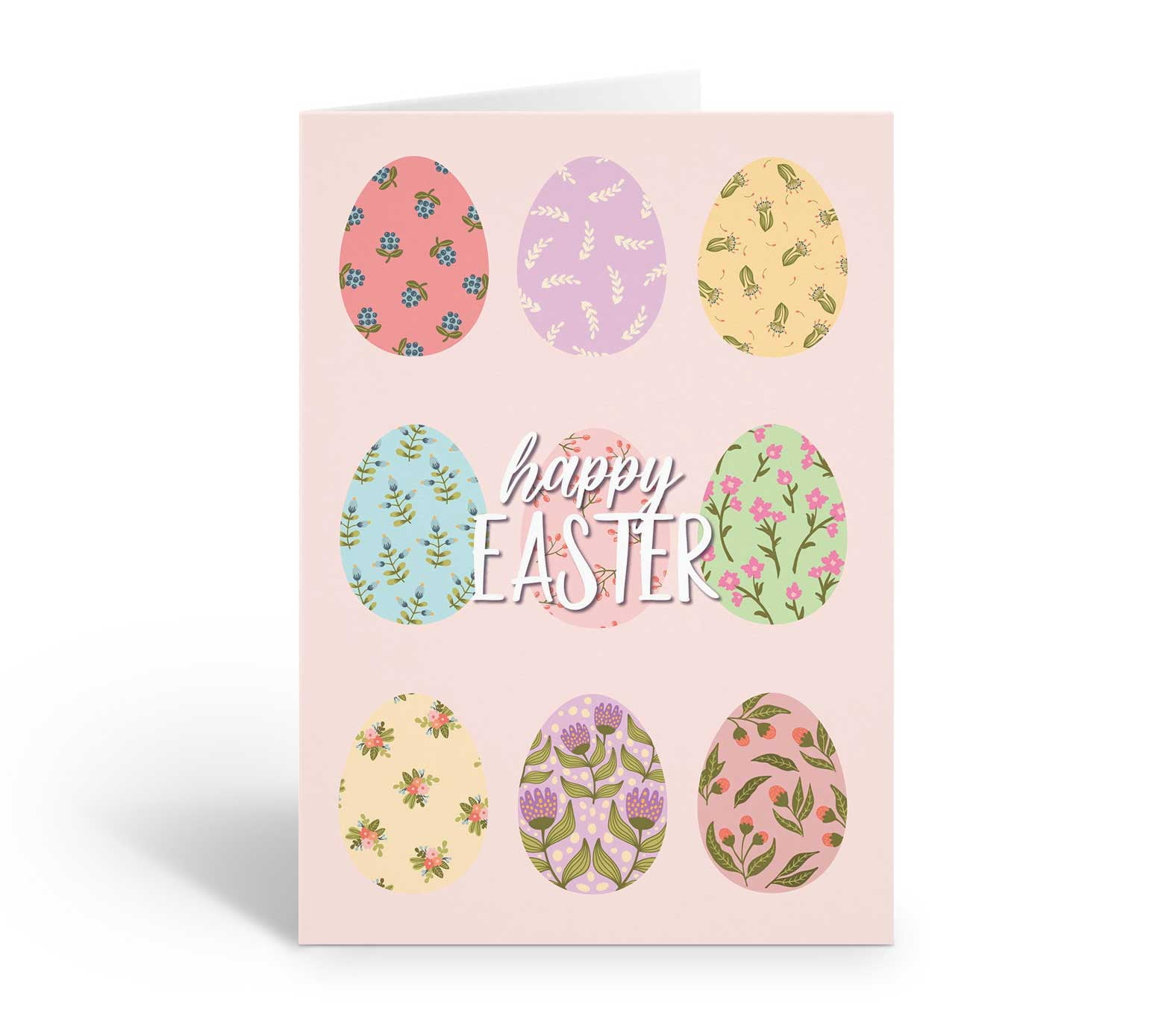 Colorful Easter Eggs Happy Easter Day Cards - 12 Easter Day Cards ...